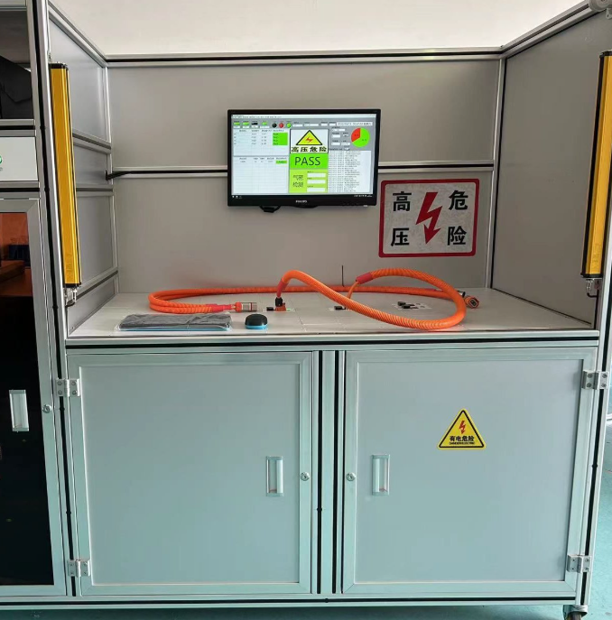 High-voltage wire harness testing station: guarding the safety line of ...